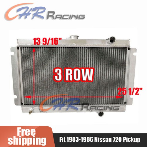 3 Row All Aluminum Radiator FOR 1983-1986 Nissan 720 Pickup | eBay
