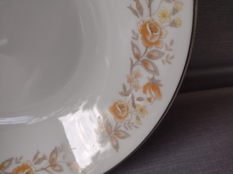 Carlton China 9" Serving Bowl Rosealyn Floral Pattern Japan Vintage | eBay