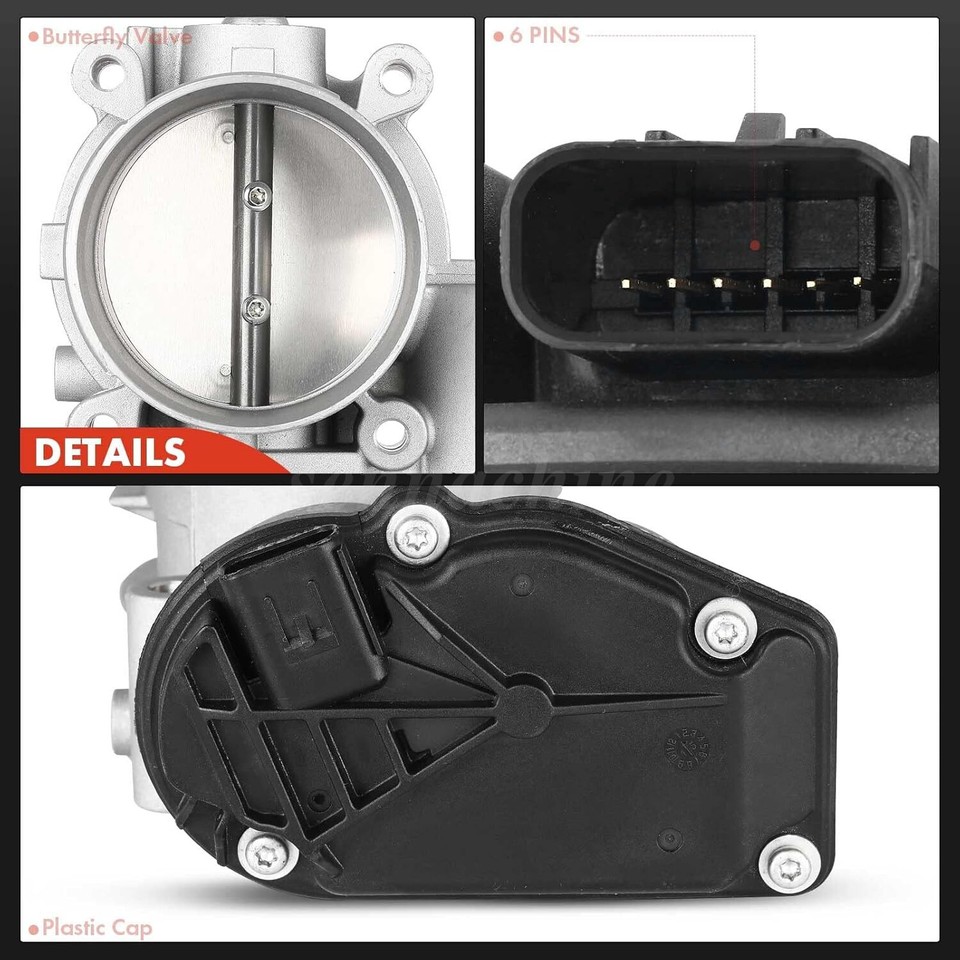 Throttle Body For Ford Edge Explorer F-150 Mustang 3.5L 3.7L 2011-18 ...