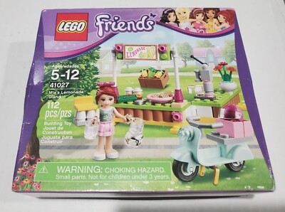 LEGO Friends 41027 Mia's Lemonade Stand 112 Piece Set New & Sealed Box ...