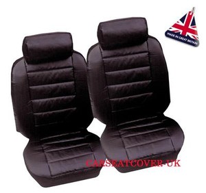 MG MGF (1995-02) Luxury Padded Leather Look Car Seat Covers - 2 x ...