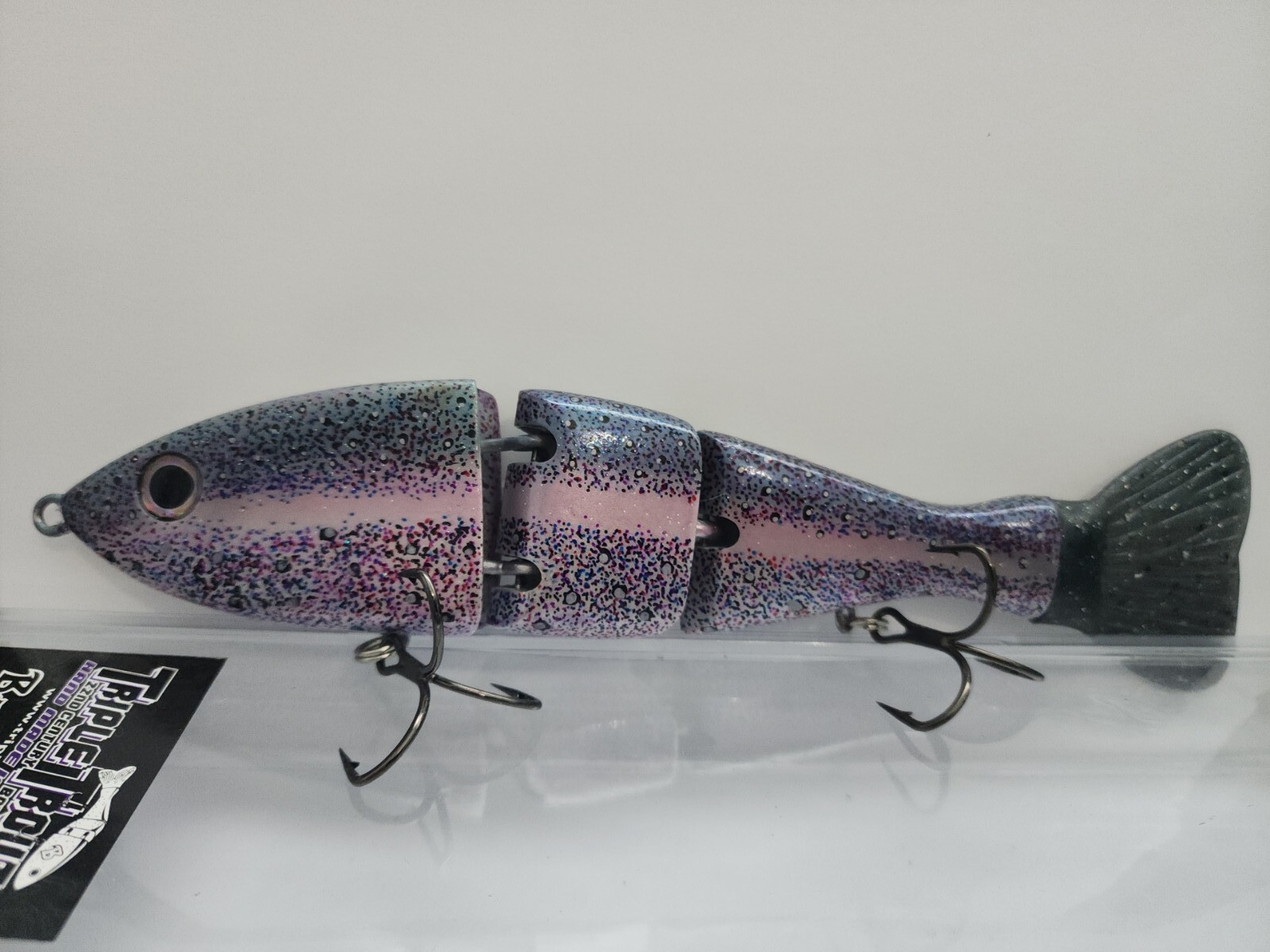 LIMITED EDITION 10 INCH TRIPLE TROUT, Big Bass lure,RARE FIND,SLOW SINK ...