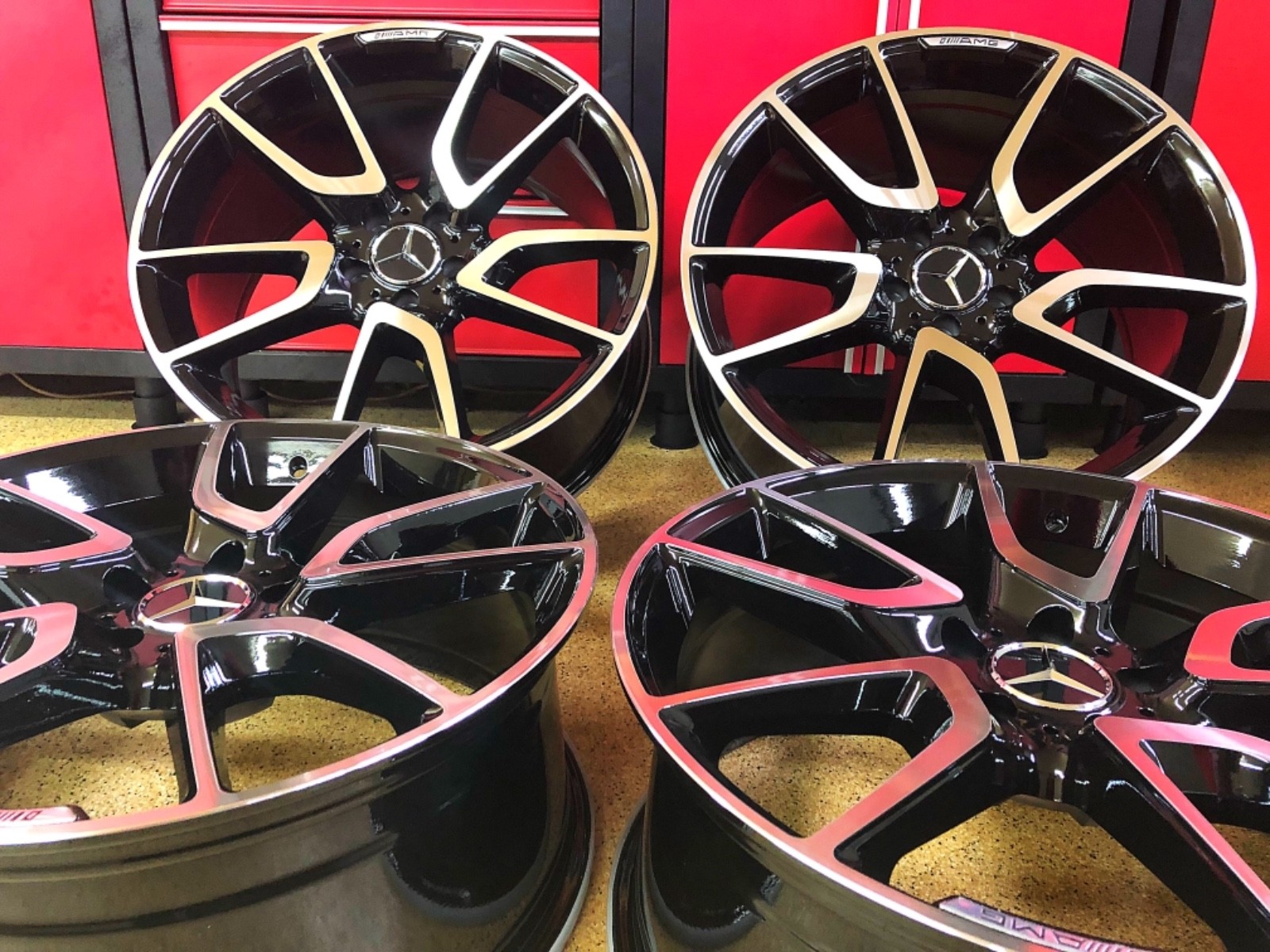 MERCEDES 20 IN BLK EDT 2018 ML65 RIMS WHEELS SET4 FITS ML350 ML550 ML ...