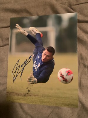Gabriel Slonina Gaga USA Chelsea Chicago Fire FC SIGNED AUTOGRAPHED ...