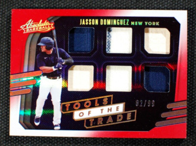 ⚾ JASSON DOMINGUEZ - 2021 Absolute Tools Of The Trade TOTT 6 Patch ...