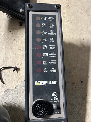 Used Caterpillar 130-3349 Remote Annunciator EMCP Control Panel ALM ...