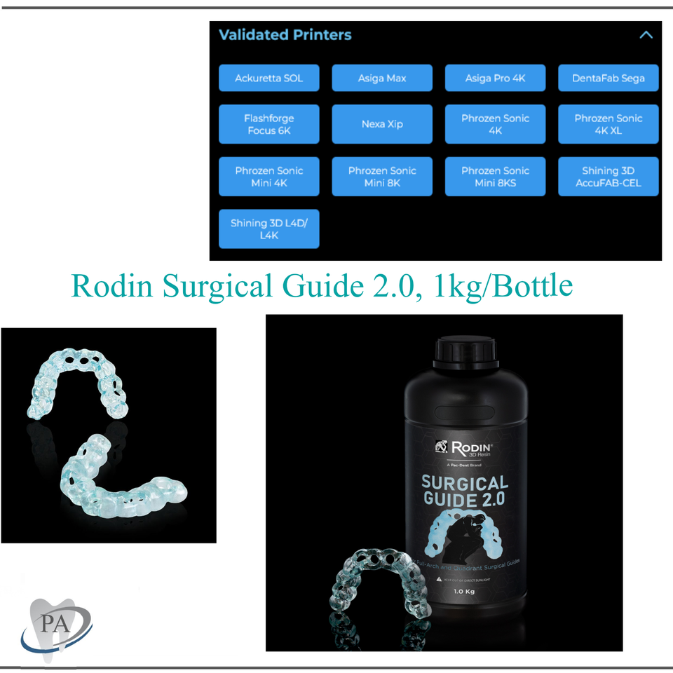 3D Rodin Resin Printing Materials, Denture Base, Clear Bite Splint ...