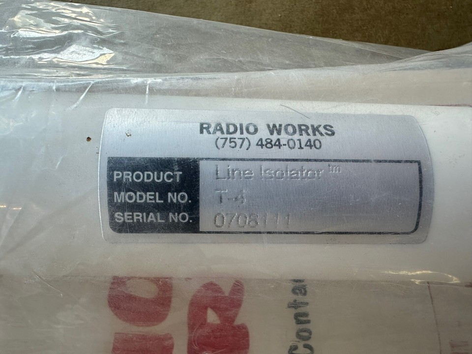 Radio Works T-4 Line Isolator | eBay