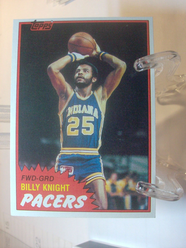 1981-82 Topps Basketball Card #MW91 - Billy Knight - Indiana Pacers ...