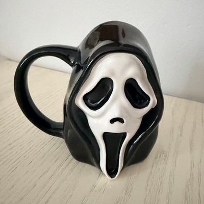 GhostFace Scream Halloween 16 oz. Ceramic Coffee Tea Mug 3D Bioworld ...