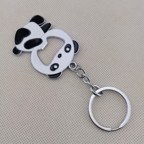 Keychain New Fashion Panda Key Metal Animal Shape Beer Bottle Opener ...