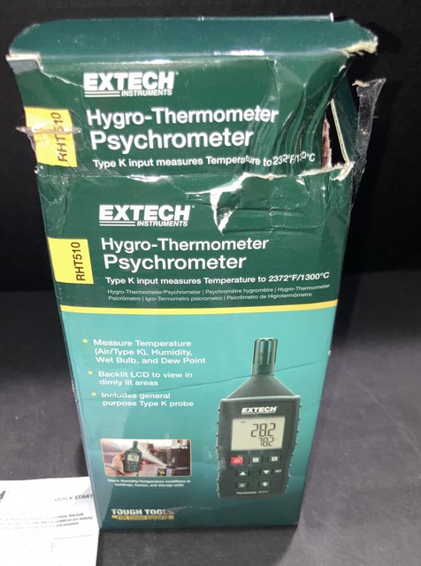 Extech RHT510 Hygro-thermometer Psychrometer for sale online | eBay