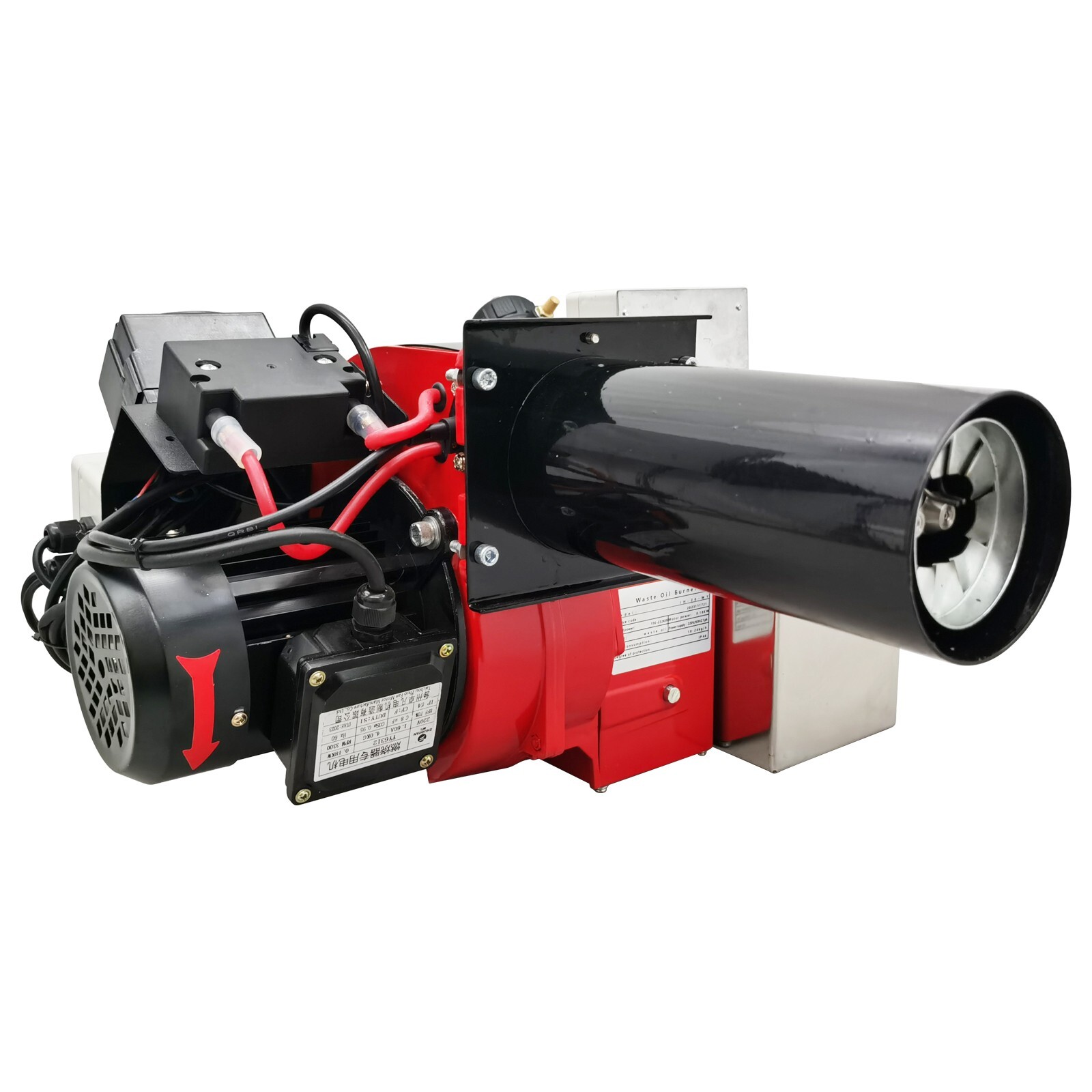 Waste Oil Diesel Oil Heater Combustion Engine Air Atomizing Burner 220V ...