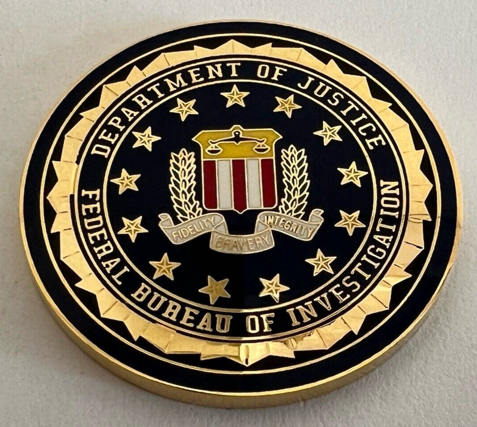 Federal Bureau Of Investigation FBI Fidelity Bravery Integrity ...