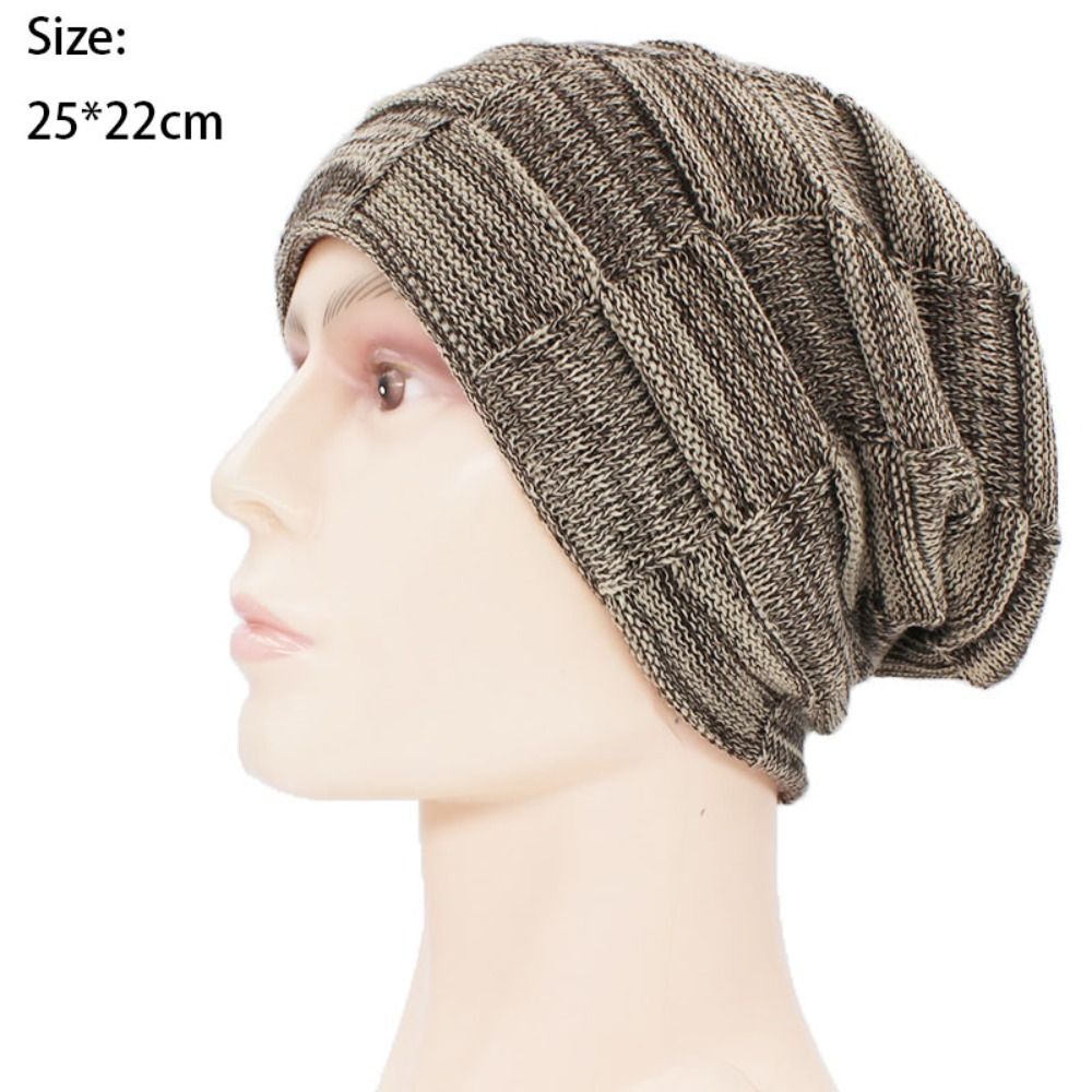 Elasticity Slouchy Beanies Thick Skully Cap Fashion Winter Warm Hat ...