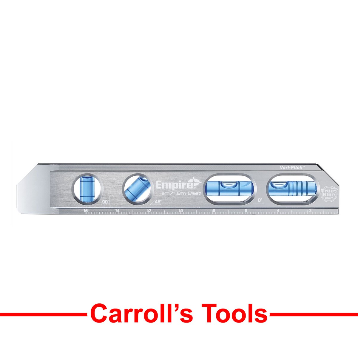 Empire Level Em8112 True Blue Magnetic Aluminum Torpedo Level 12 In