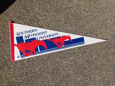 SOUTHERN METHODIST UNIVERSITY (SMU) Pennant The Mustangs of Dallas ...