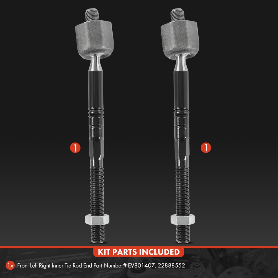 2x Inner Steering Tie Rod End for Cadillac CTS 2014 2015 2016 2017-2019 ...