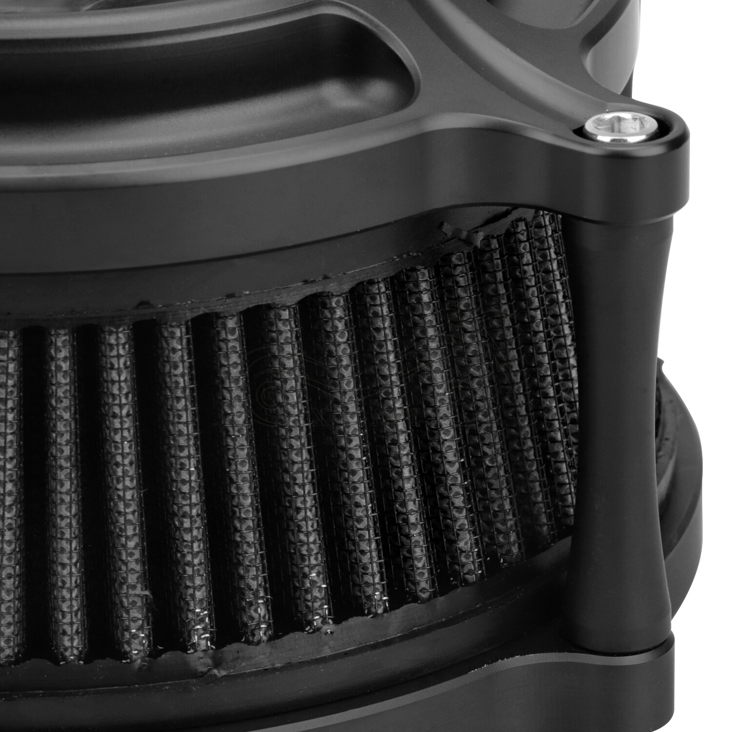 Turbine Spike Air Cleaner Black Intake Filter Set For Harley Softail ...