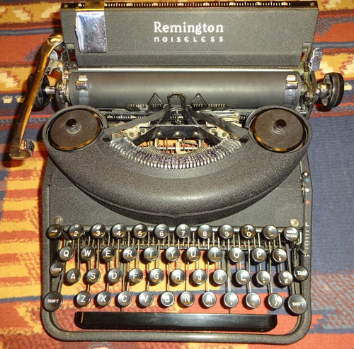 Remington Noiseless Model 7 Working Portable Typewriter 1945 EXCELLENT ...