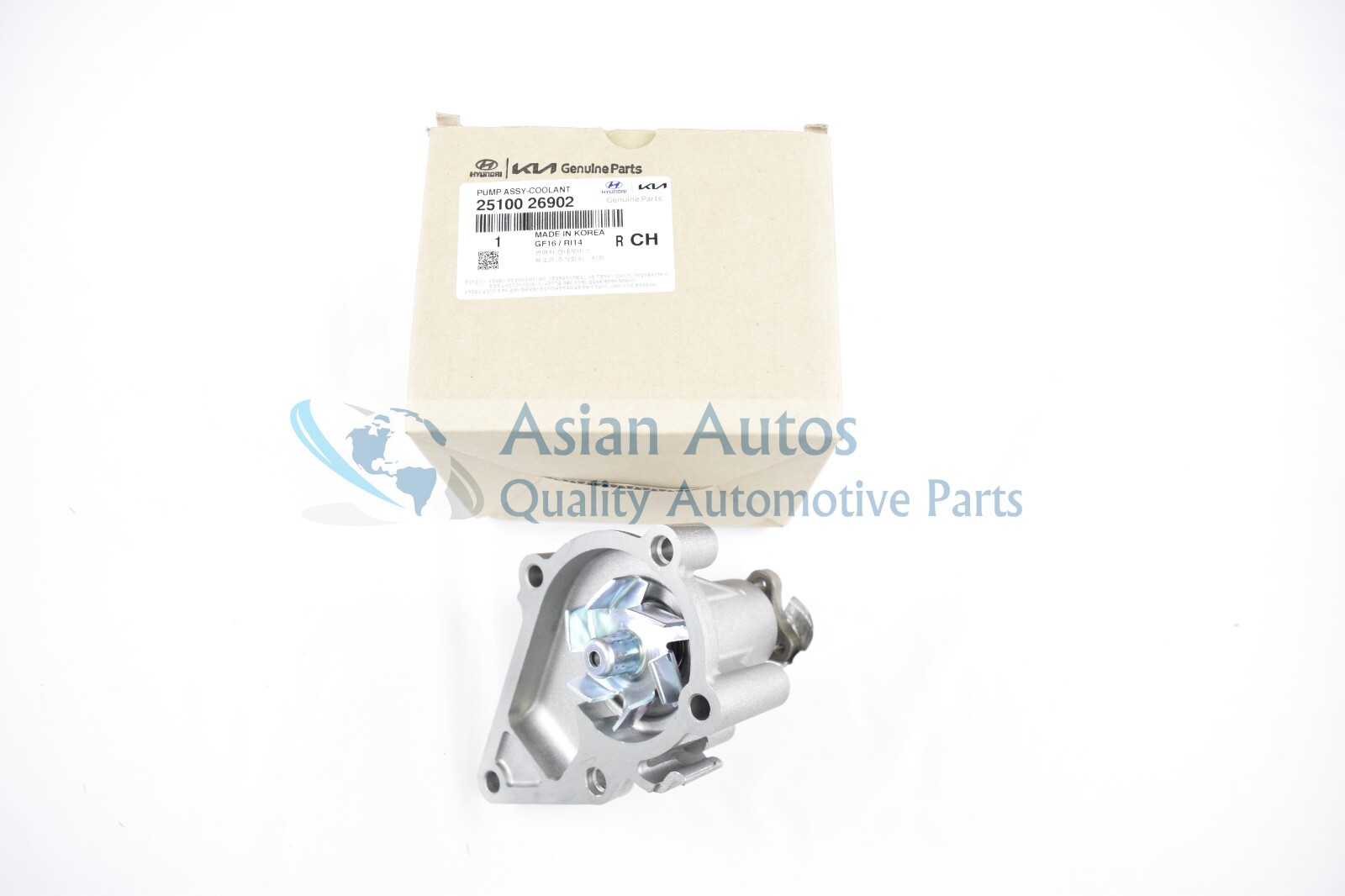 Genuine Hyundai / Kia Accent Kia Rio Rio5 Engine Water Pump 2510026902 ...