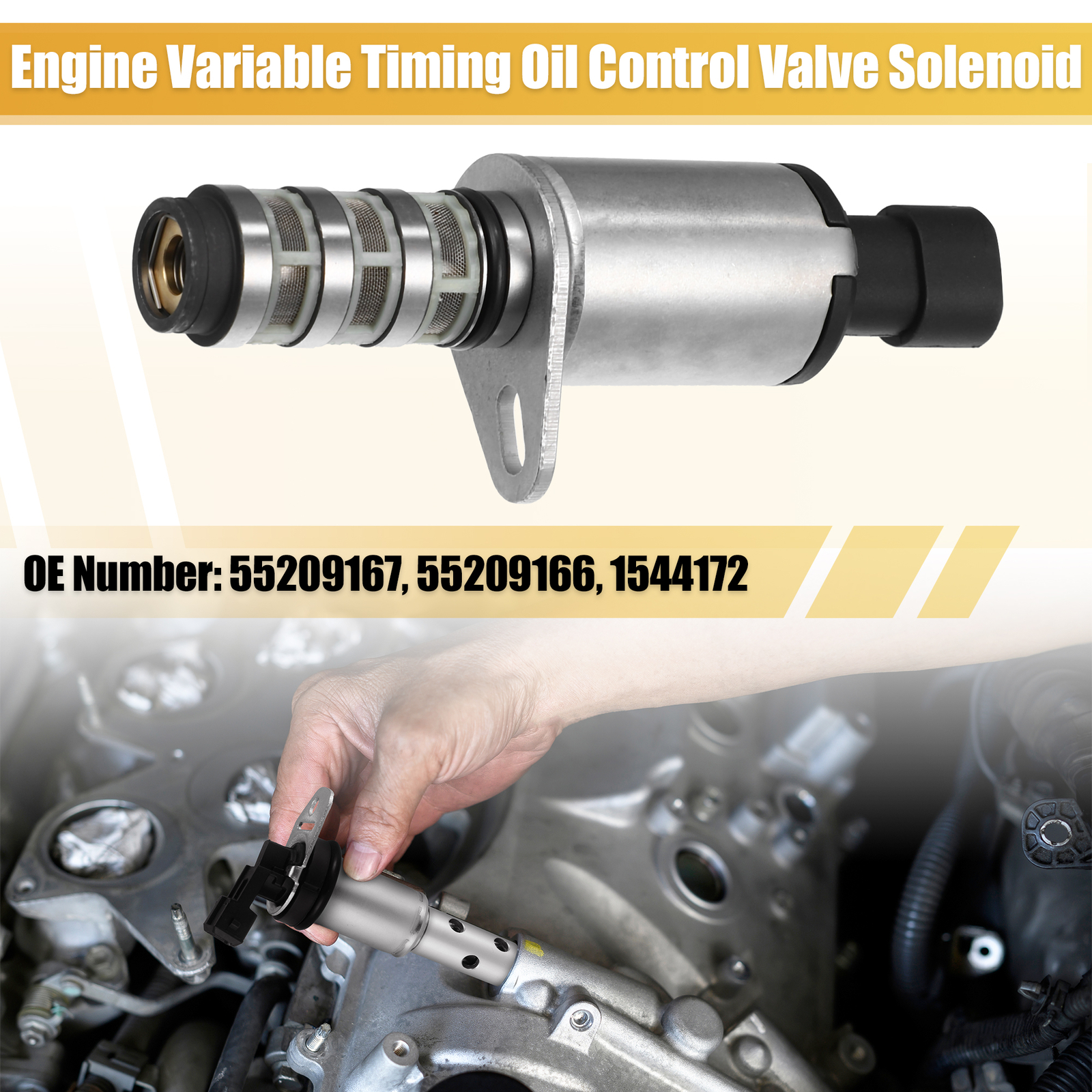 55209167 Oil Control VVT Solenoid for Ford KA 1.2L 2008-12 for Fiat 500 ...