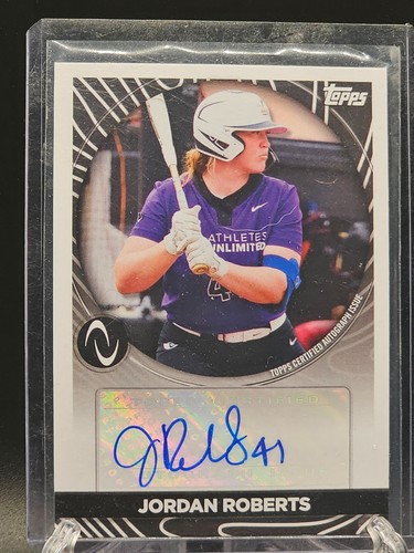 2022 Topps Athletes Unlimited – Jordan Roberts Autograph – Softball ...