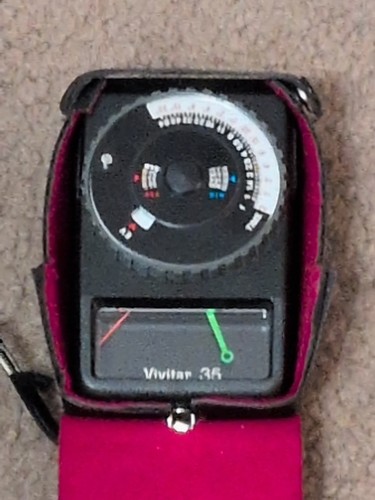 Vivitar 35 Selenium Cell Exposure Meter Light Meter with Original Case ...