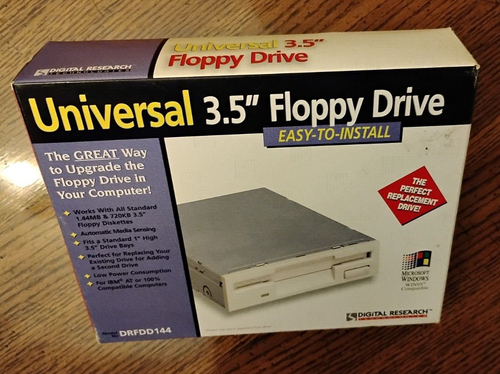 Universal 3.5 Inch Floppy Drive w/ Original Box Digital Research | eBay