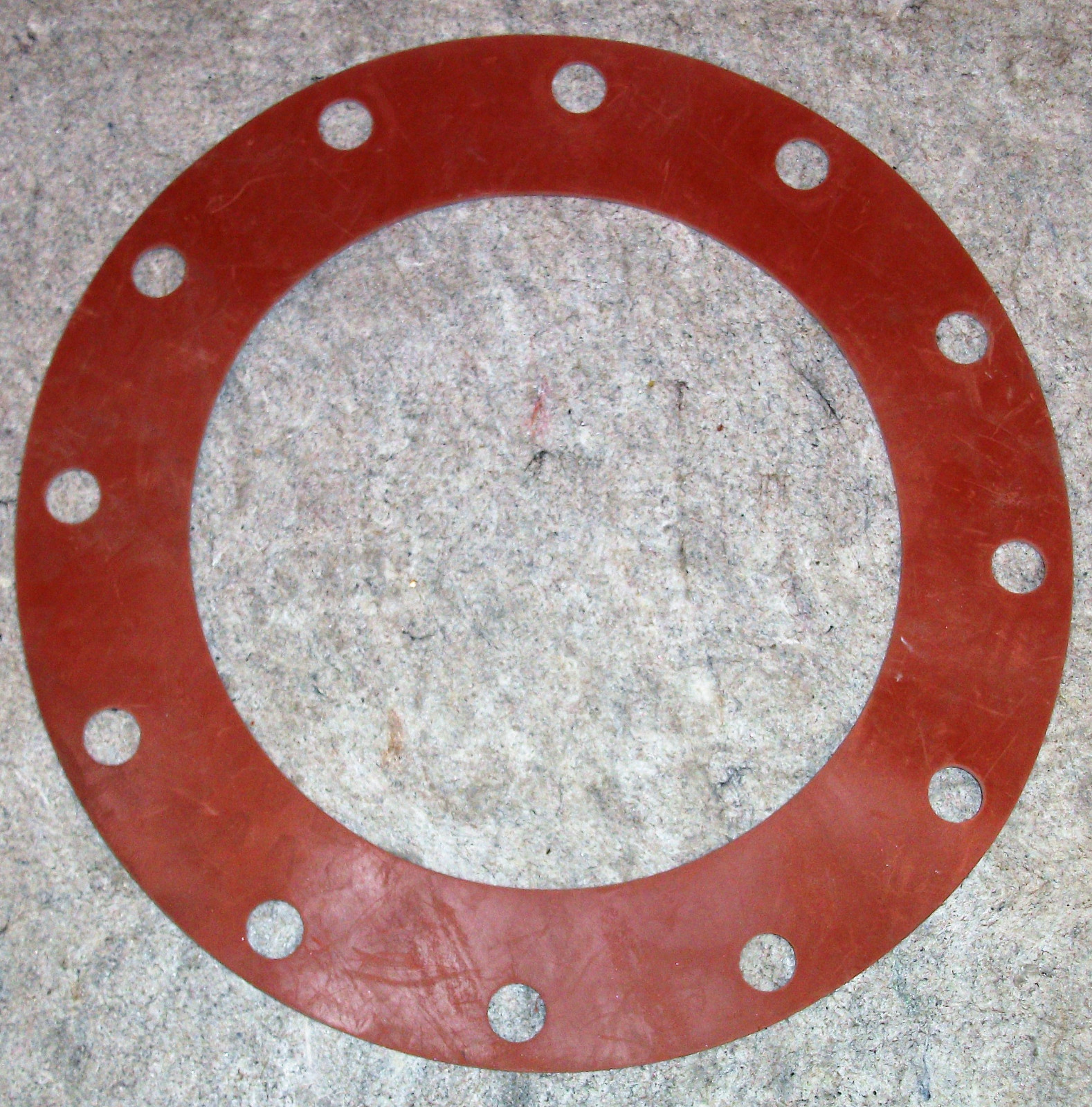 VALVE PIPE UNION GASKET SEAL ORANGE RUBBER 12" FULL FACE 1/8" THICK | eBay