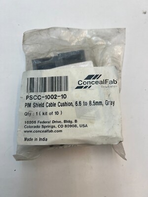 Pack of 10 ConcealFab PSCC-1002-10 PIM Shield Cable Cushion Gray 6.6 to ...
