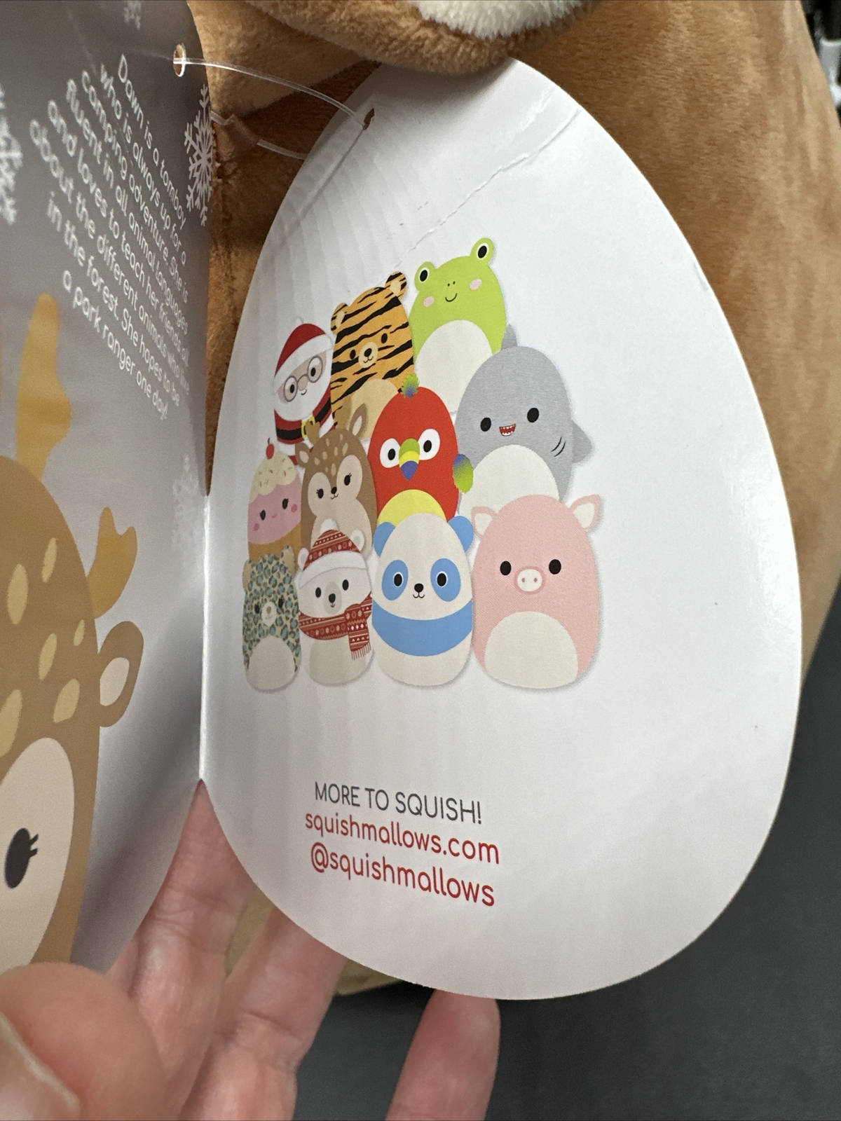 Squishmallows Dawn The Fawn 16 inch Plush Toy for sale online | eBay