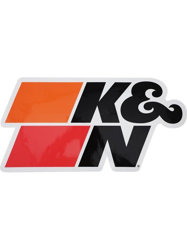 K&N Decal Die Cut, 14-3/4 X 7-31/64 w/ K&N Logo Black (89-11696) | eBay