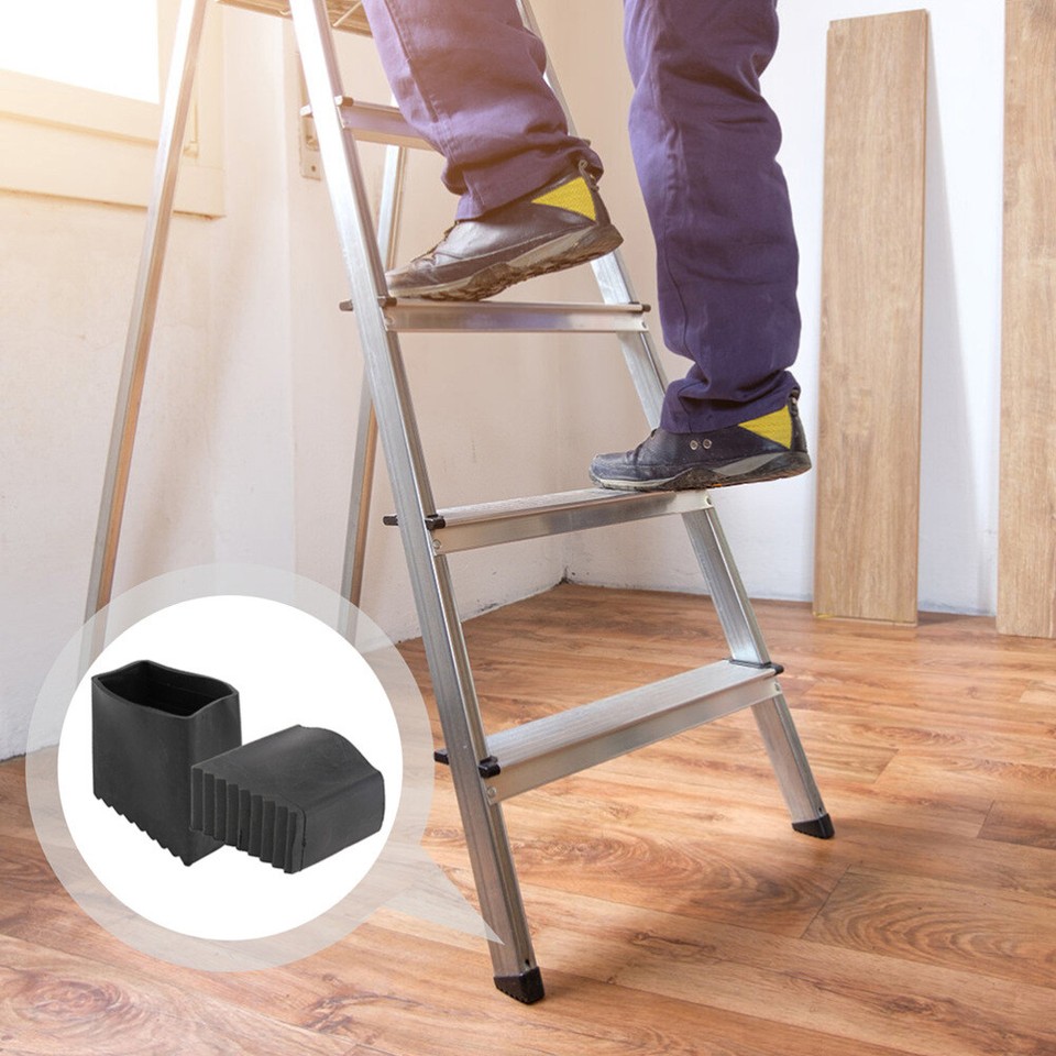 4PCS Extension Ladder Feet Rubber Pads Ladder Leg Protectors Rubber ...