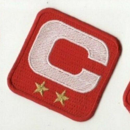 AFC West KANSAS CITY CHIEFS GENERIC 2-⭐⭐-STAR iron-on WHITE-C CAPTAINS ...