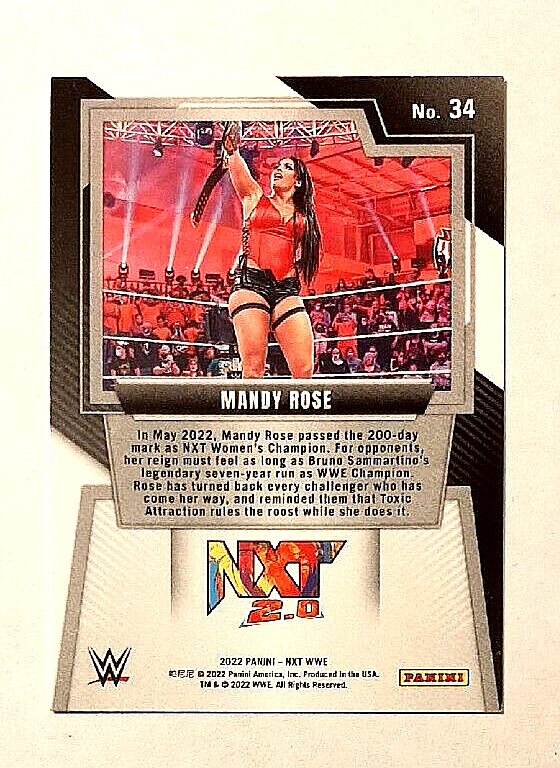 2022 Panini NXT 2.0 WWE #34 Mandy Rose WWE Starlet | eBay