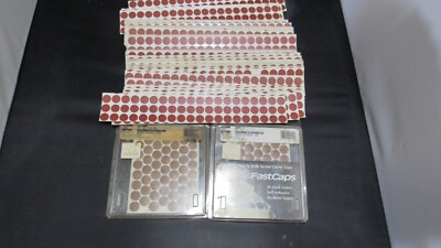 Fastcaps Peel & Stick Screw Cover Caps 2 PKS w/ 472 & 58 Sheets w/ 60 each ? | eBay
