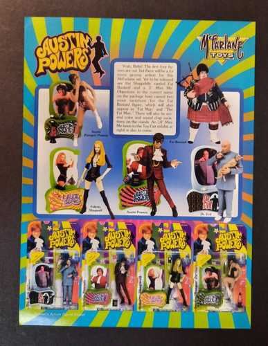 AUSTIN POWERS Action Figures Felicity Shagwell ~ Magazine Preview Page ...