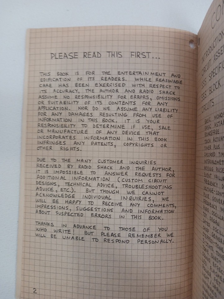 Radio Shack Engineer's Mini-Notebook 555 Timer IC Circuits Forrest Mims ...