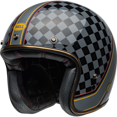 Bell Custom 500 RSD Wreakers Helmet - Matte/Gloss Black/Gold, Medium ...