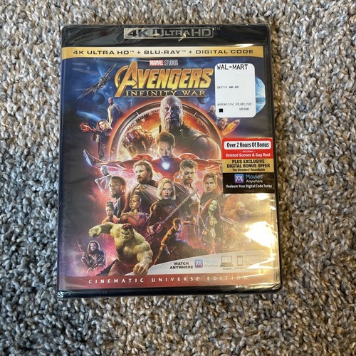 Marvel: Avengers Infinity War NEW SEALED (2018, DVD, Blu-Ray) | eBay