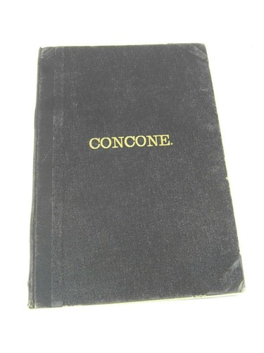 Rare Old Sheet Music Lecons De Chant J Concone for Le Medium La Voix ...