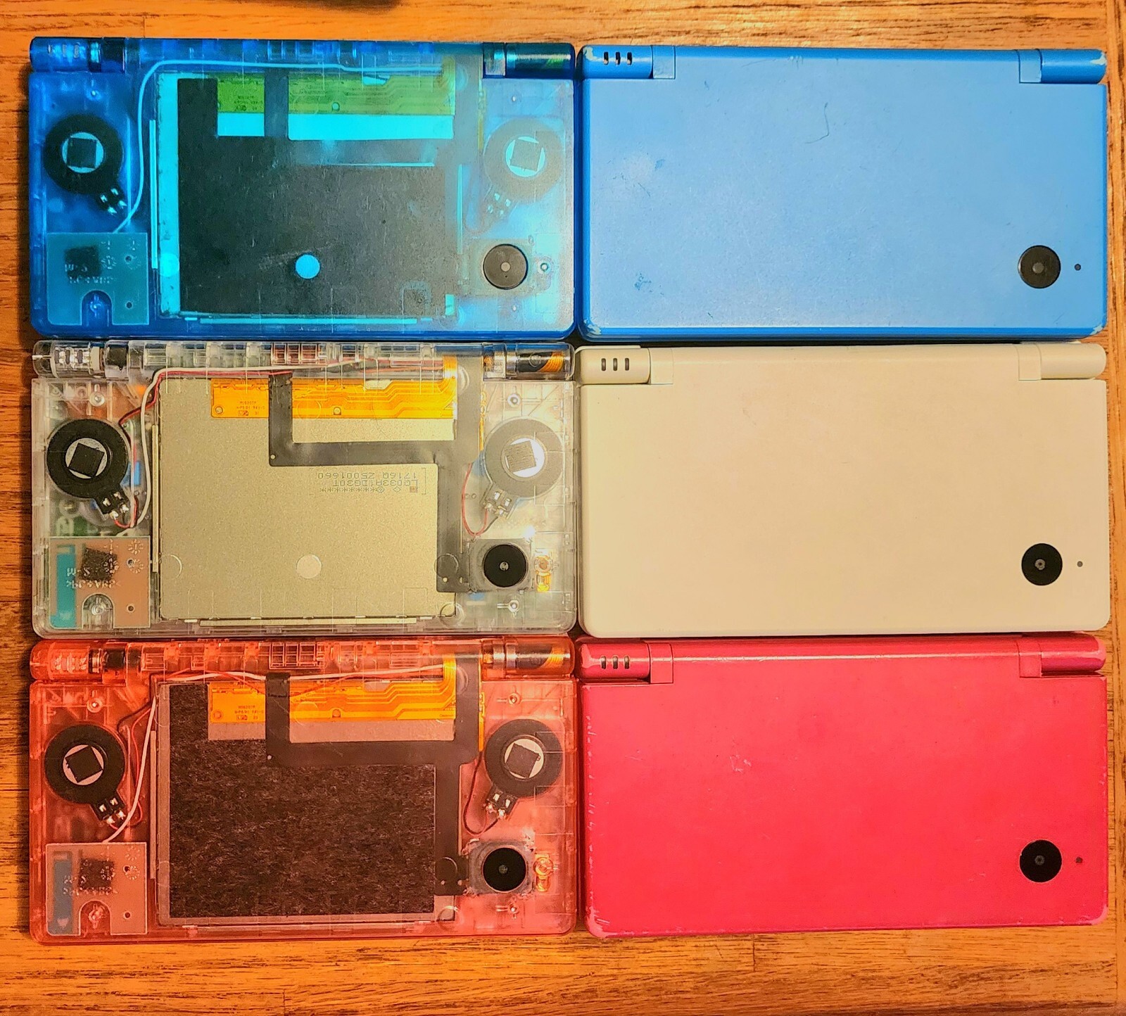 Nintendo DSi Console Transparent Clear Pink Blue White | eBay