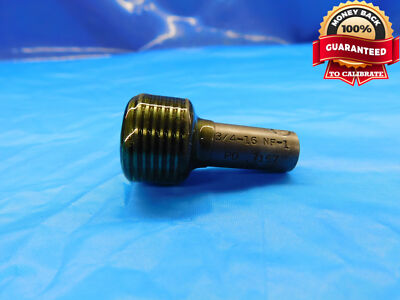 3/4 16 NF 1 THREAD PLUG GAGE .75 .750 .7500 NO GO ONLY P.D. = .7157 UNF ...