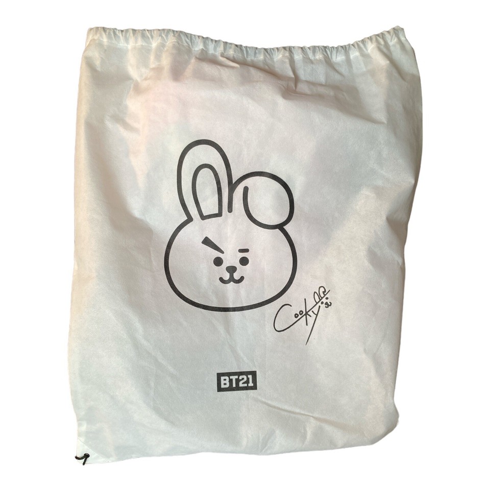 BTS BT21 Line OFFICIAL “ COOKY “ Face Cushion 20” Plush + Official Bag ...