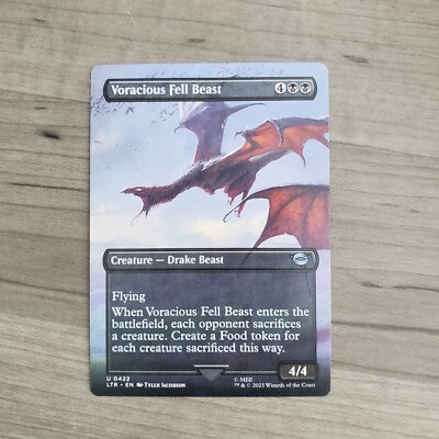 MTG Voracious Fell Beast The Lord of the Rings: Tales of Middle-earth ...