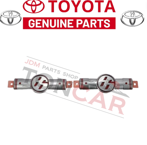 GENUINE OEM TOYOTA SCION FR-S 86 RED FRONT FENDER EMBLEM SET 2 X SU003 ...