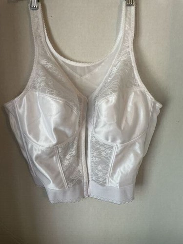 Vintage Exquisite Form BRA Size 40D White Longline Bustier Unworn ...