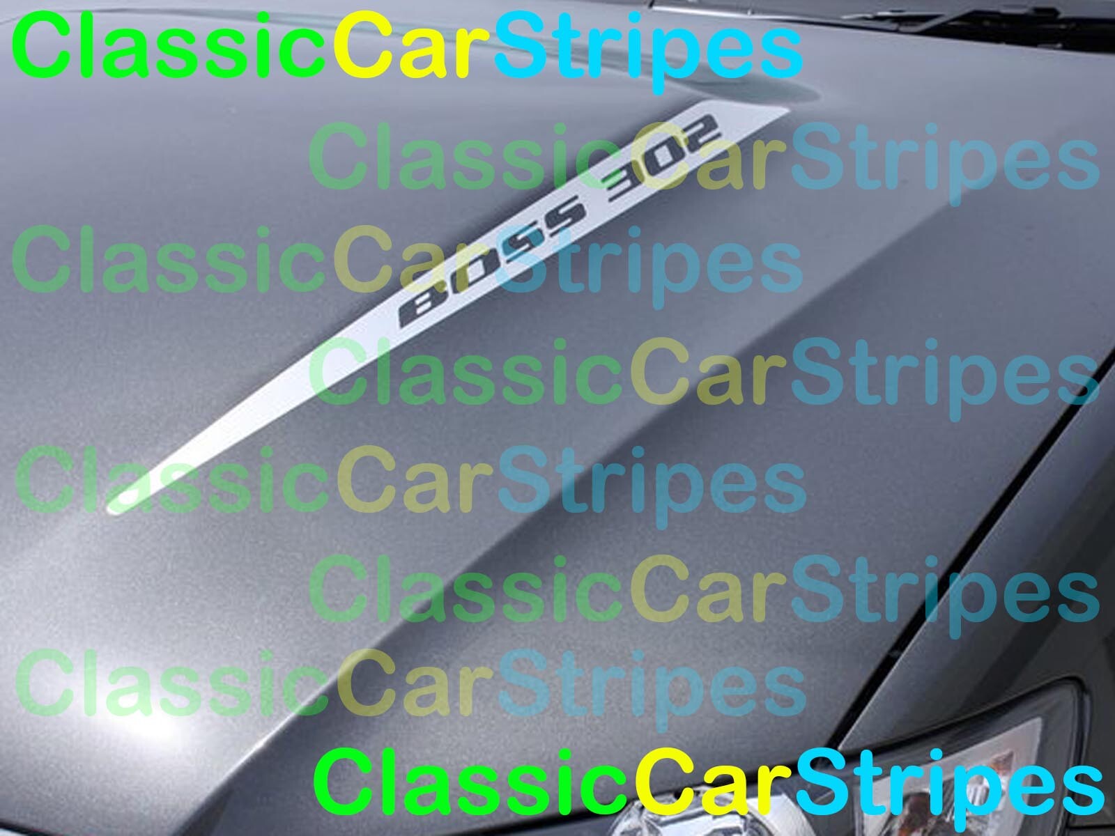 Boss 302 or 290 Decal for FG GS Mk1 Ford Falcon Bonnet Bulge Stickers ...