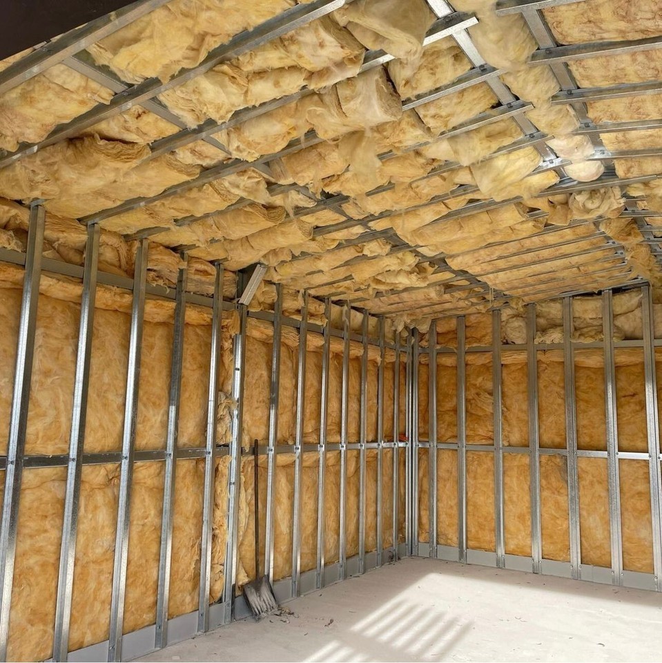 Insulated Workshop Steel Frame Building Kit Cold Rolled Construction ...